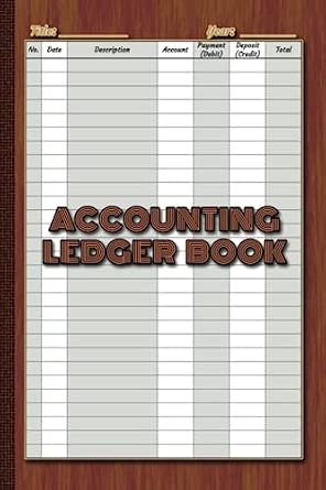 Amazon.com: Accounting Ledger Book: Personal Accounting Logbook for ...
