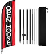 Amazon.com : Open House Flags for Real Estate Agents, Open House Flag ...