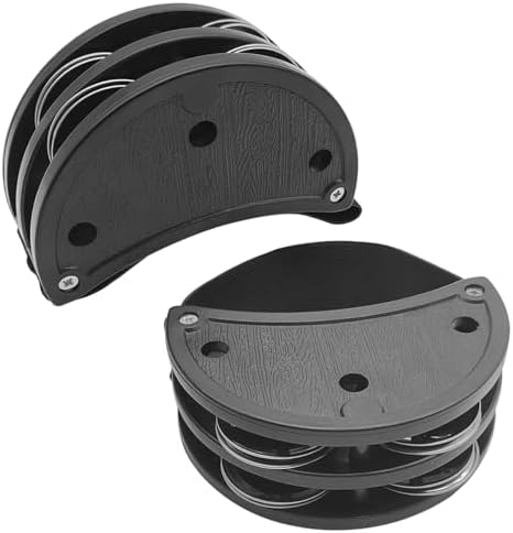 Amazon.com: 2 pcs Foot Tambourines with Metal Bells, lyfLux Thickened ...