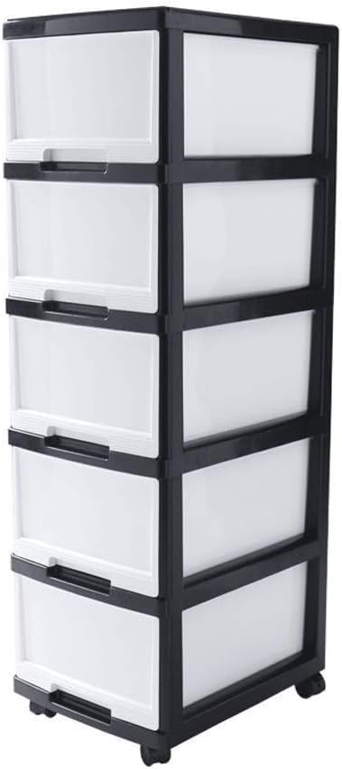 Multi Layer Plastic Storage Cabinet with Wheels and Drawers Toy nizer ...
