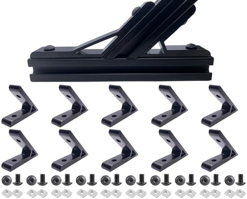 Amazon.com: 6 Set Black 45 Degree/135 Degree Angle 4040 Series Aluminum ...