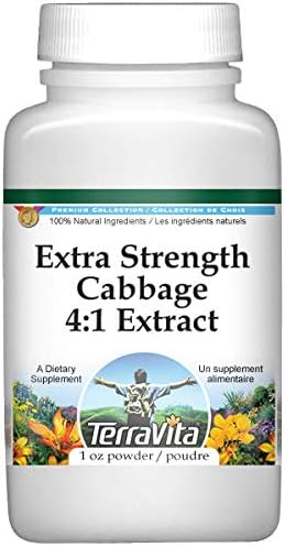 Amazon.com: Terravita Extra Strength Cabbage 4:1 Extract Powder (1 oz ...
