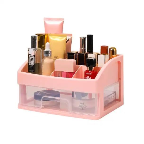 VIDISA Makeup Organizer with 1 Drawer Storage Unit | Large Capacity ...