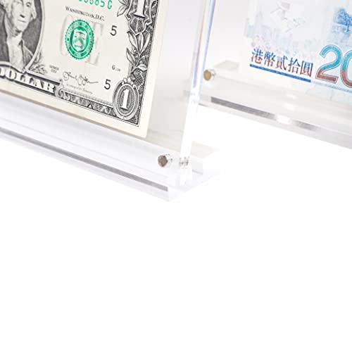 Snapklik.com : IEEK Acrylic Dollar Bill Display Case Dollar Frame Clear ...