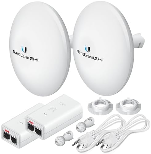 Amazon.com: Wireless Bridge NBE-5AC-GEN2 PRE-CONFIGURED Bundle of 2 ...