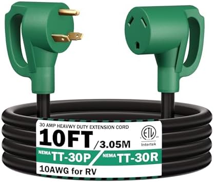 Amazon.com: Cable Matters 3 Prong Replacement 30 AMP RV Power Cord 25 ...