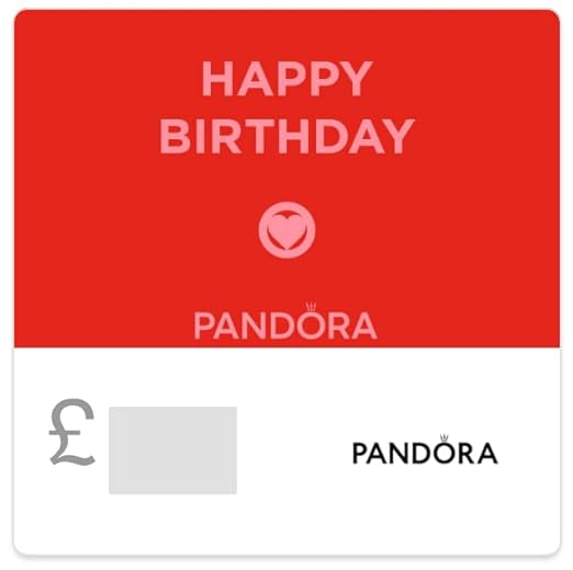 Pandora Gift Card (Birthday 20) - UK Redemption Only - Delivered by ...