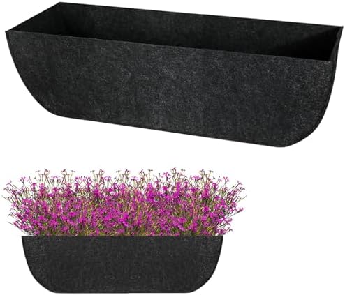 Amazon.com: Domensi 25 Pcs Plastic Liners for Planters Planter Box ...