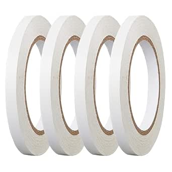 BPTZYLN 4 Rolls Double Sided Tape Double Sided Tape Craft Double Sided ...