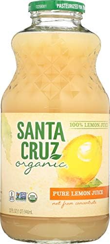 Amazon.com : Santa Cruz Organic 100% Pure Lemon Juice, 32 Ounces ...