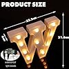 Amazon.com: DyingSwan Led Light Up Letters, 26 Alphabet Marquee Letter ...