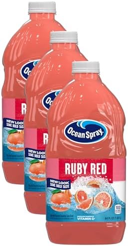 Amazon.com: Ocean Spray® Ruby Red Grapefruit Juice Drink, 64 Fl Oz ...