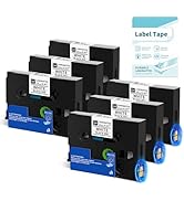 Amazon.com: EazeID D210S Label Maker Tape Refills Replacement for TZe ...