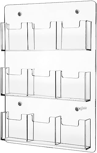 Amazon.com : Ripeng Business Card Holder Wall Mount Clear Sticker ...