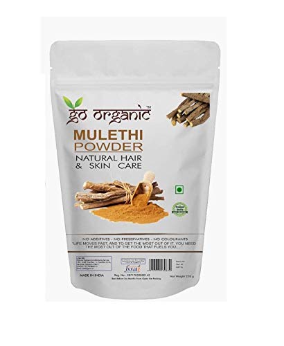 Go Organic Liquorice/Mulethi Powder/Athimathuram powder - 250Gm ...