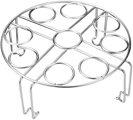Amazon.com: Egg Steamer Rack Trivet with Heat Resistant Handles for ...