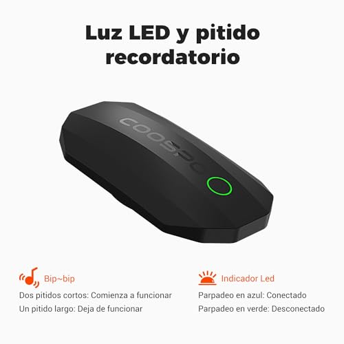 COOSPO H808S Frecuencia Cardíaca Bluetooth Banda Monitor Sensor de ...