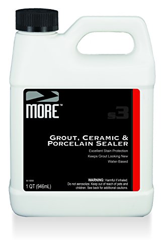 More Grout, Ceramic & Porcelain Tile Sealer - Water-Based Grout Sealer ...