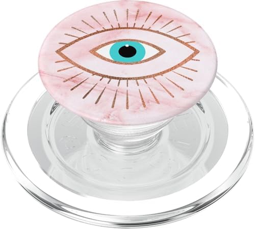 Amazon.com: Rose Evil Eye Pink White PopSockets MagSafe PopGrip for ...