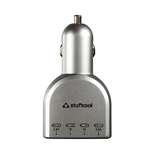 Stuffcool 6A Voyage 4 Port USB Car Charger - Silver (CAVGE-SIL ...
