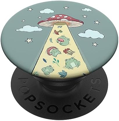 Amazon.com: Cute Frog Mushroom Hat Cottagecore Aesthetic PopSockets ...