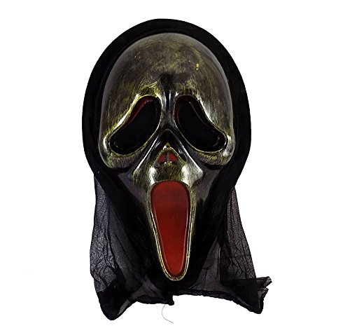 Buy brown leaf Holi Fancy Face Mask Festival Costume Horror Scary Holi ...