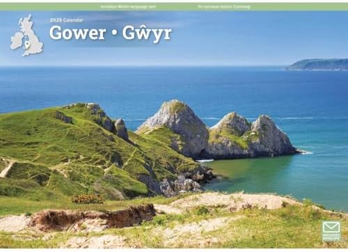 Gower A4 Calendar 2025 (PFP) : Amazon.co.uk: Stationery & Office Supplies