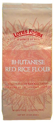 Amazon.com : Lotus Foods Bhutanese Red Rice Flour : Red Rice Produce ...