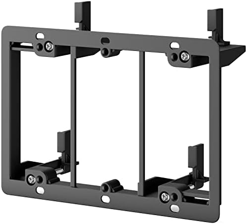 deleyCON Mounting Frame for Multimedia Wall Sockets Wall Plate Easy and ...