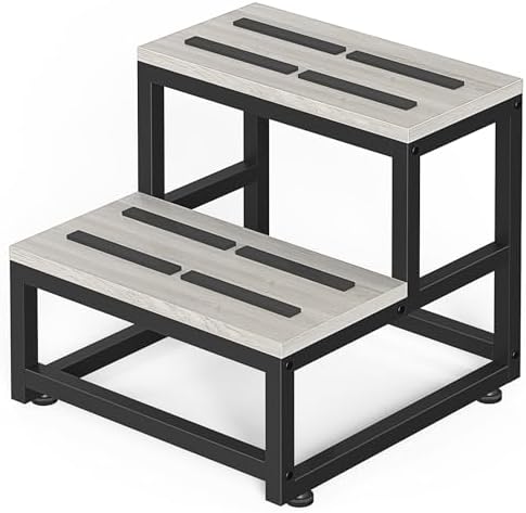 Amazon.com: LIANTRAL Step Stool for Adults & Kids, Heavy Duty Wooden ...