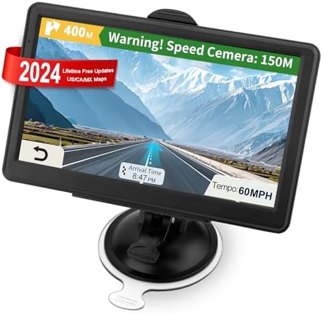 GPS Navigation for Car Truck RV, Latest 2024 US/CA/MX Maps Free ...