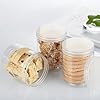 Amazon.com: 16oz Clear Plastic Storage Jars Containers,8 Pack ...