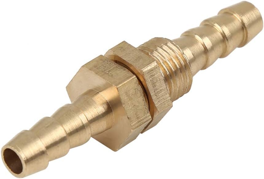 6mm Brass Hose Barb Fitting Connector Coupler for Joiner Air Water Fuel ...