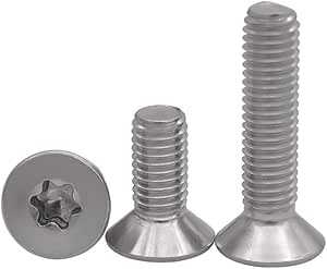 Amazon.co.jp: Screws 100 PCS Flat Torx Screws M3 GB2673 Counter Thunk ...