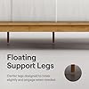 Amazon.com: Nectar Bamboo Platform Bed Frame - Twin - Natural ...