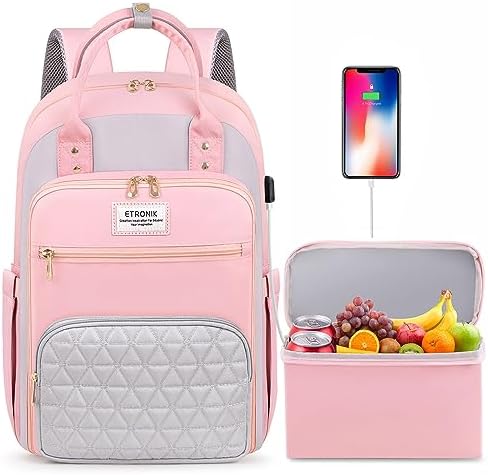 Amazon.com: BAGSMART Womens Laptop Backpack 15.6 Inch Cute College Backpacks Book Bag, Teacher ...