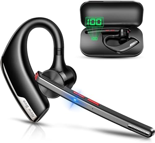 New Bee Handsfree Headset V5.2 Trådlöst Bluetooth Headset Business med ...