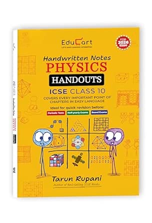 Educart Handouts ICSE Class 10 Physics Handwritten Notes 2026 (for PTs ...