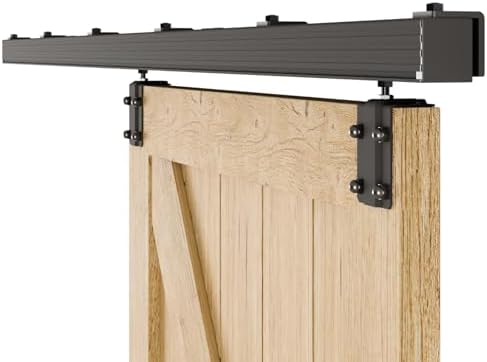 Amazon.com: AONAYIOA 96"/8FT Ceiling Mount Box Rail Barn Door Hardware ...