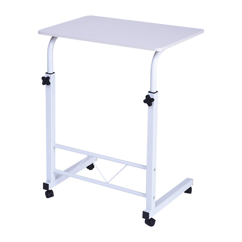 Easytoy Removable Laptop Table Lap Desk For Laptop Rolling Cart ...
