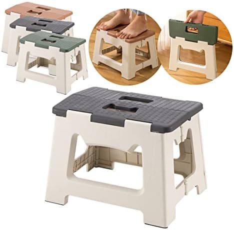 Amazon.com: Folding Step Stool, Foldable Foot Stool with 9 Inch Height ...