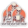 Amazon.com: STICKYAME 3pcs Night Shift Squad Skeleton Stickers, Water ...