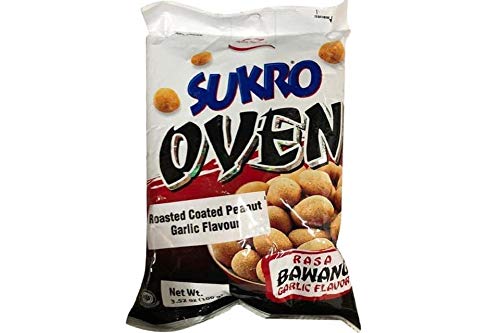 Amazon.com: Sukro Oven Rasa Bawang (Roasted Coated Peanut Garlic Flavor ...