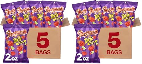 Amazon.com: Popcornopolis Fuego Takis 5 ct, 2 oz Case, Hot Chili Pepper ...
