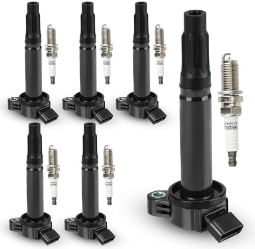 Amazon.com: Set of 6 Ignition Coil and 6 Iridium Spark Plug Compatible with Toyota Lexus Avalon ...
