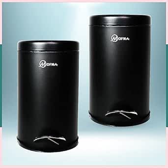 mofna Stainless Steel Pedal Dustbin, Foot Operated Dustbin, Trashcan ...