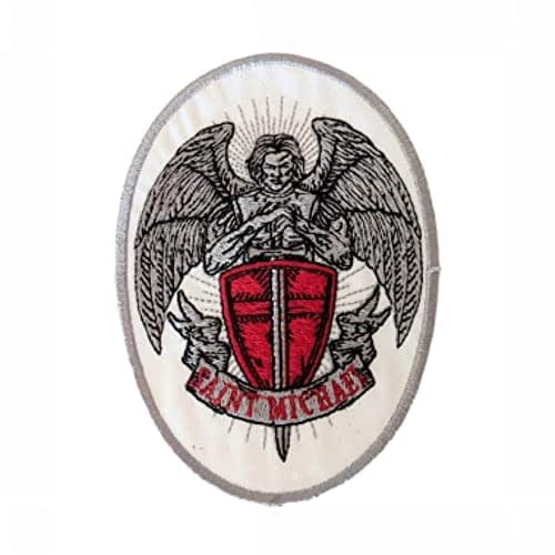 St Michael Badge, Saint Michel Icon, Archangel patch, Religious gift ...
