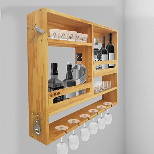 SOLVD-IN-BOX Bar Cabinet, Bar Cabinets for Home, Flat Storage Table for ...