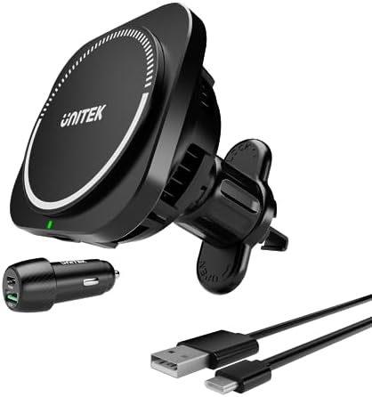 Amazon.com: Unitek Magnetic Wireless Car Mount Charger – Ice Cooling ...