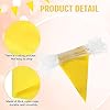 Amazon.com: Tatuo 200 Feet Solid Pennant Banners Flags String Triangle ...